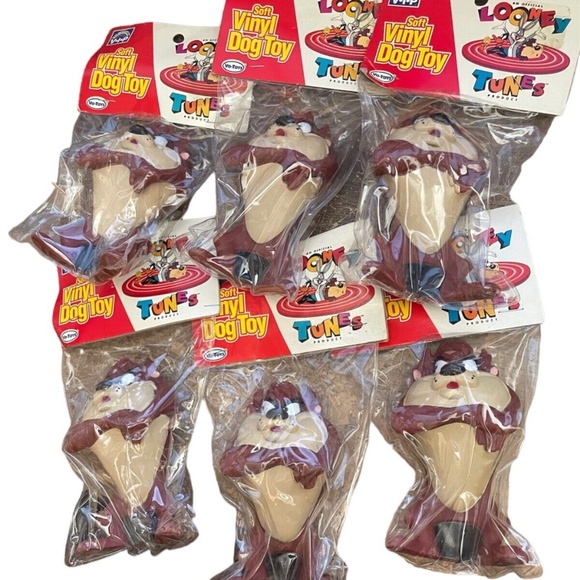 Vo-Toys | Dog | Xs 6 Votoys Vinyl Looney Tunes Taz Tasmanian Devil Dog ...